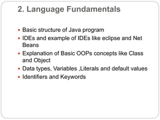 Core java online training | PPT
