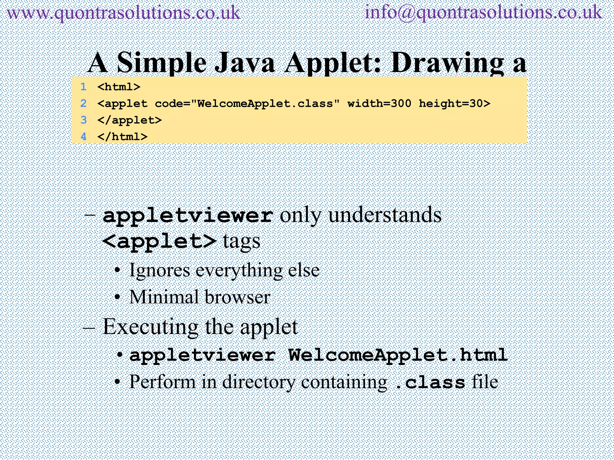 Core java over view basics introduction by quontra solutions | PPT