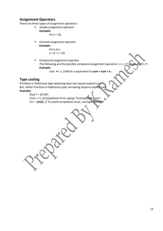 Core java part1 | PDF | Programming Languages | Computing