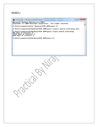 Core java pract_sem iii | PDF