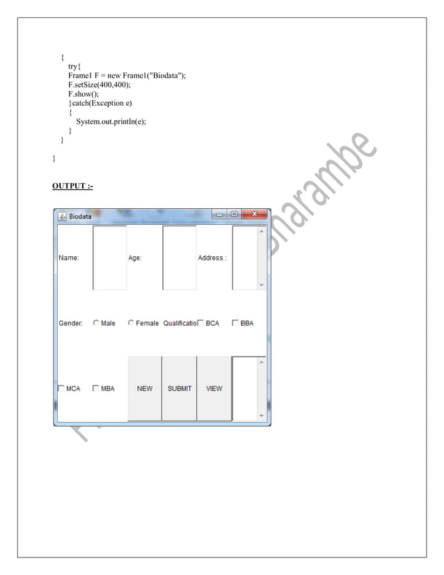 Core java pract_sem iii | PDF