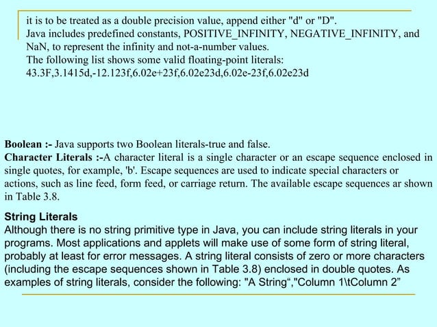 Core java slides | PPT