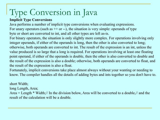 Core java slides | PPT