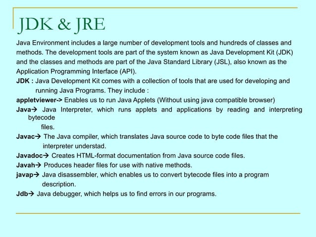 Core java slides | PPT