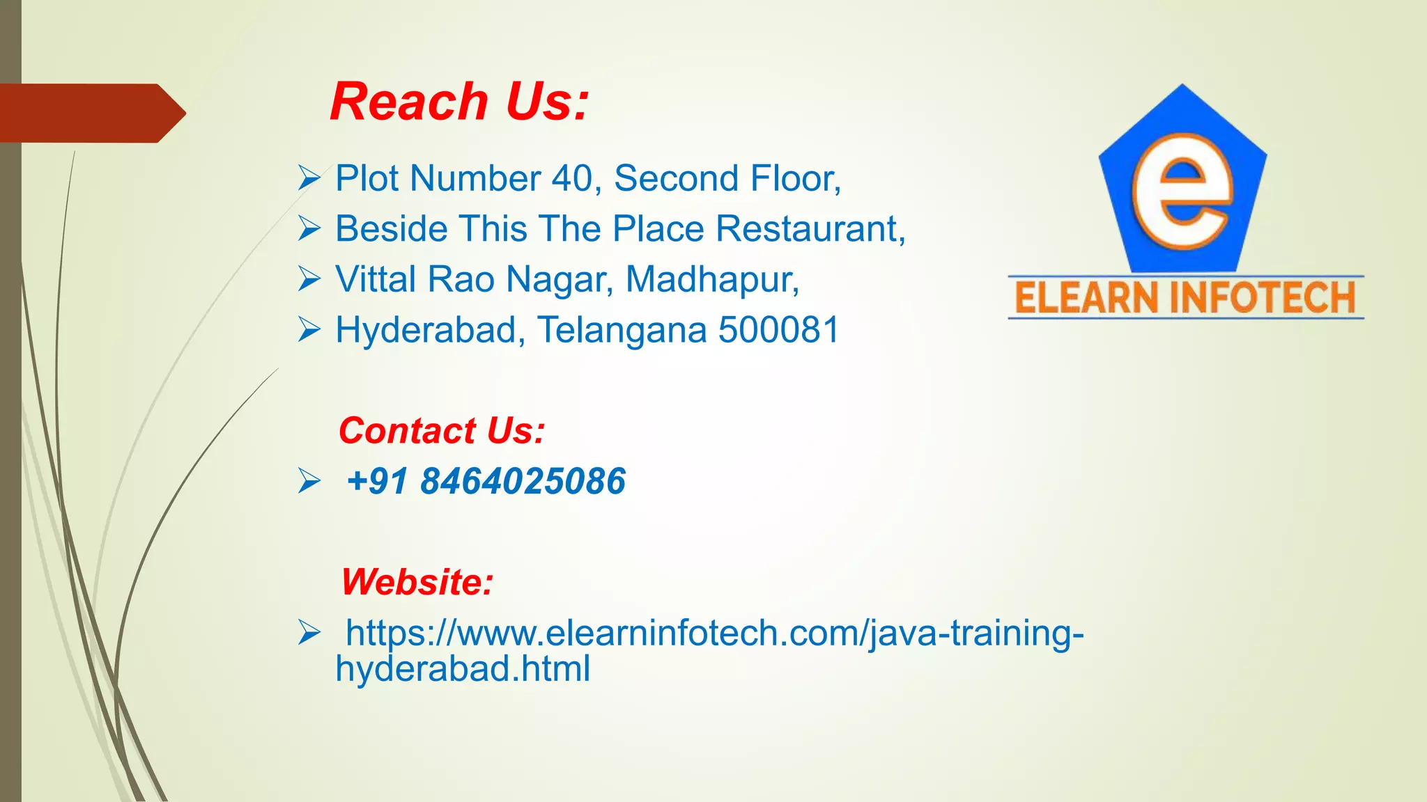 Core Java Training in Hyderabad | PPT