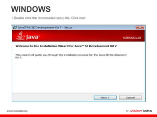 Core java environment setup and details | PPT