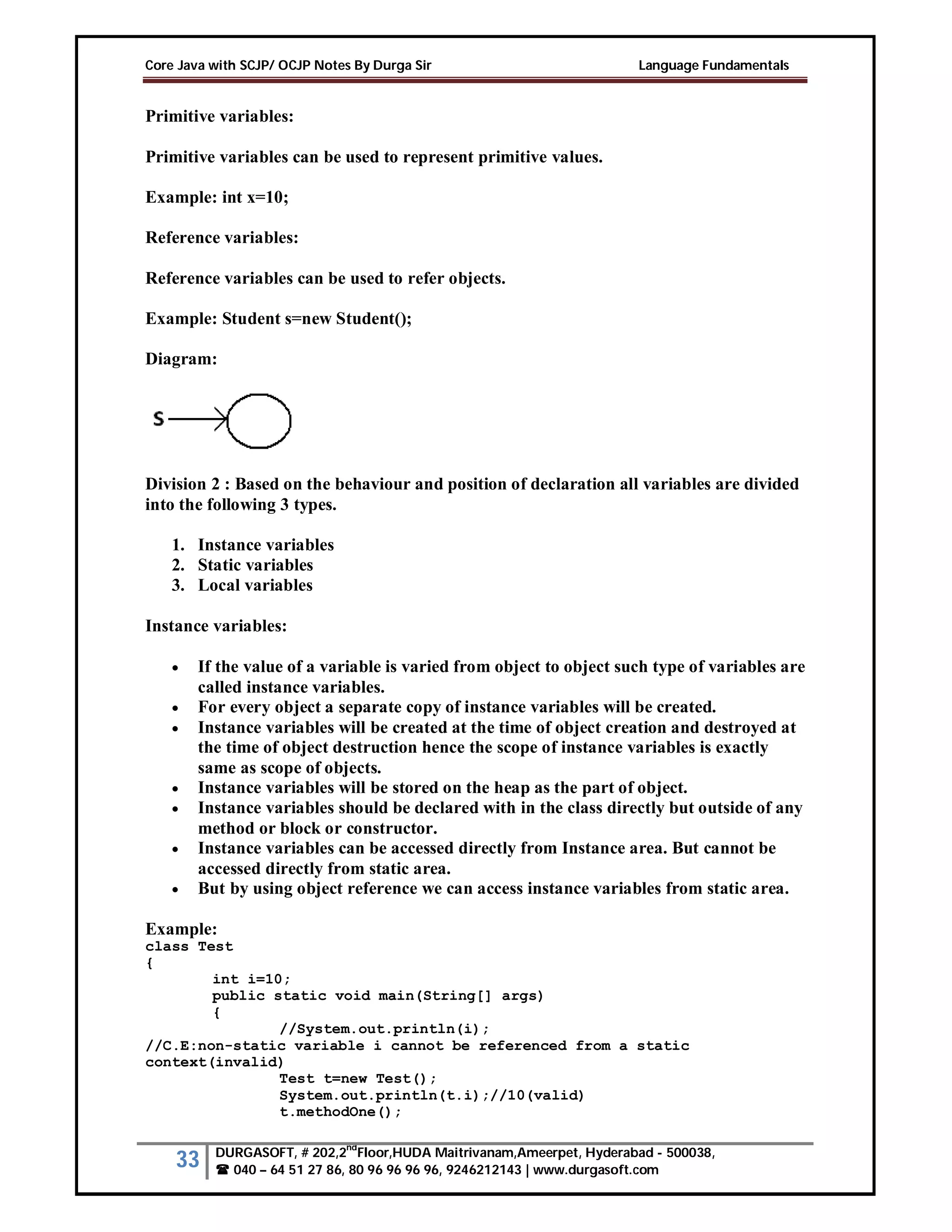 Core_Java_with_SCJP_OCJP_Notes_By_Durga.pdf | Programming Languages ...