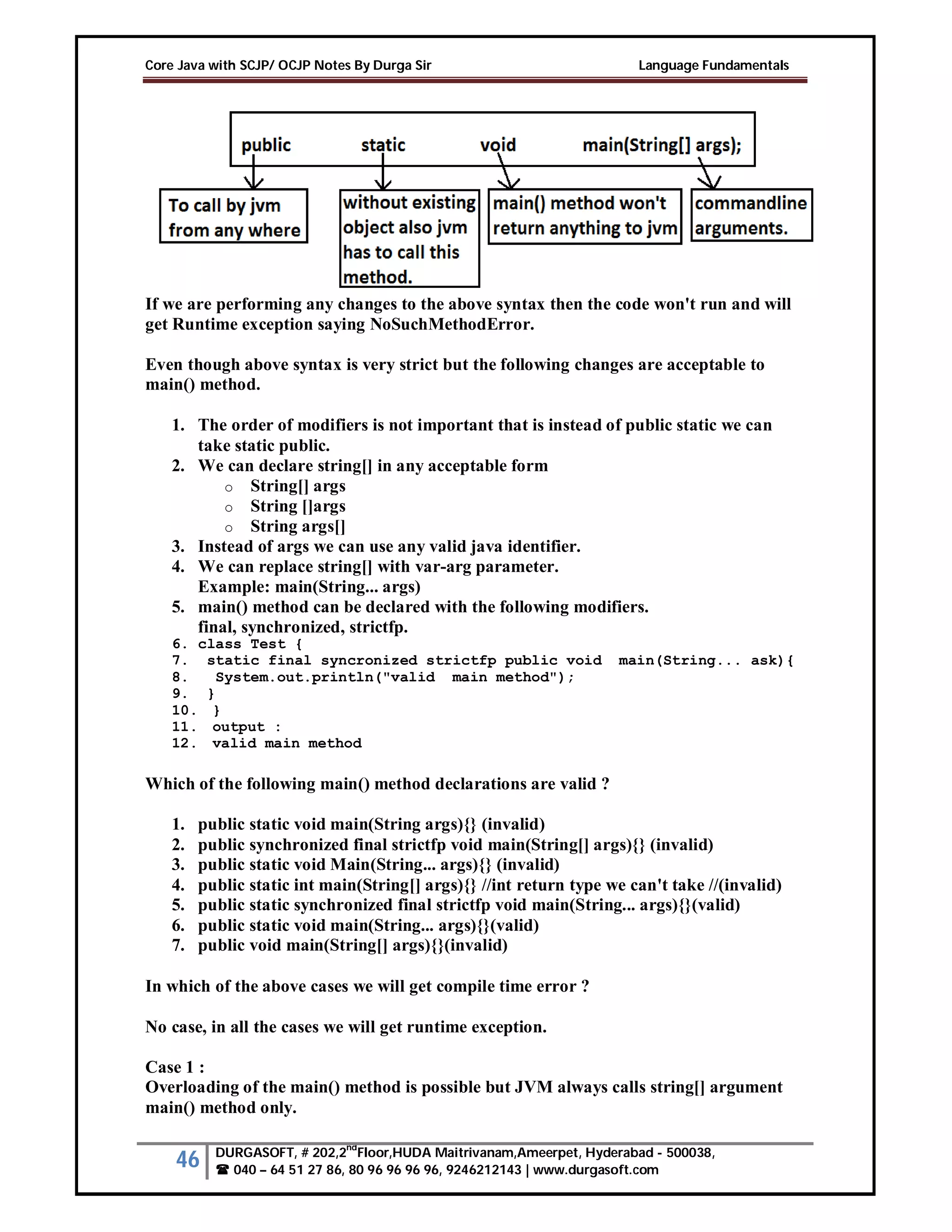 Core_Java_with_SCJP_OCJP_Notes_By_Durga.pdf | Programming Languages ...