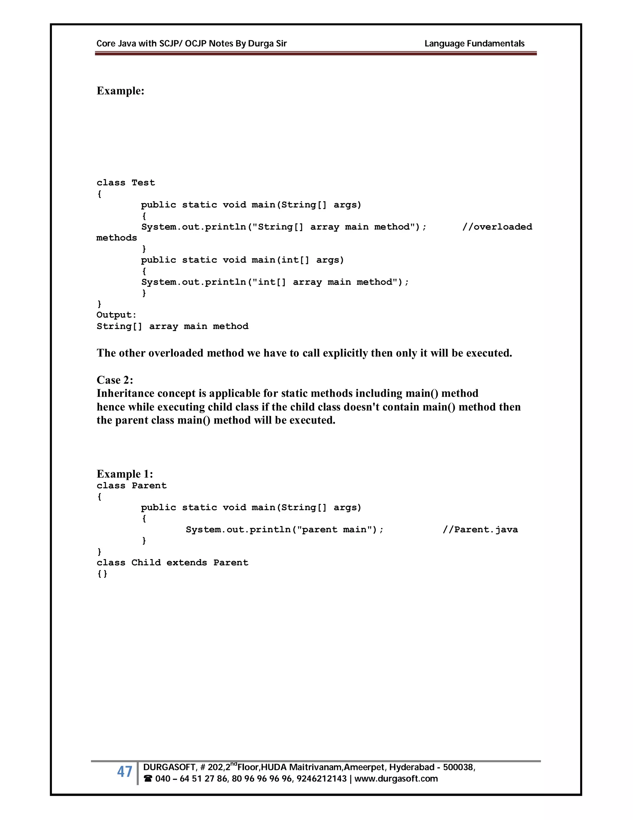 Core_Java_with_SCJP_OCJP_Notes_By_Durga.pdf | Programming Languages ...