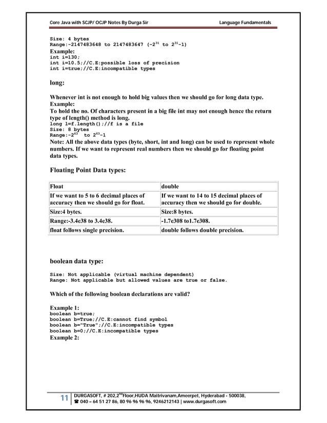 Core_Java_with_SCJP_OCJP_Notes_By_Durga.pdf | Programming Languages ...