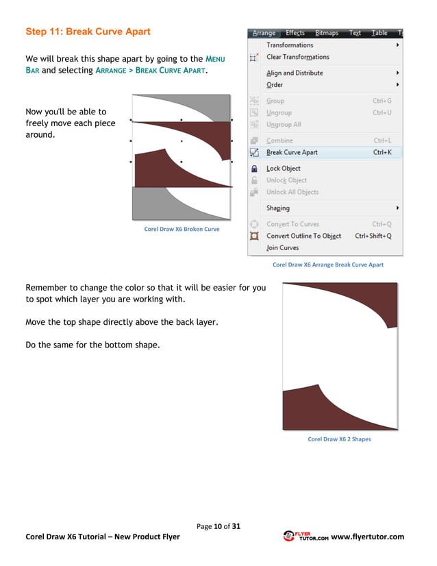 Corel Draw Beginner Tutorial: How to Make a New Product Flyer | PDF