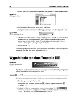 CorelDRAW 11. Ćwiczenia praktyczne | PDF