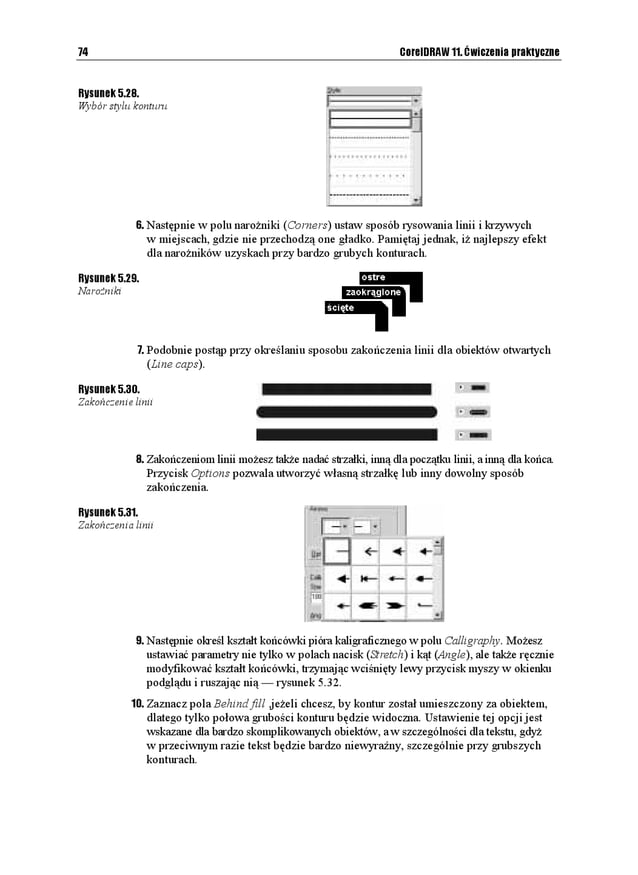 CorelDRAW 11. Ćwiczenia praktyczne | PDF