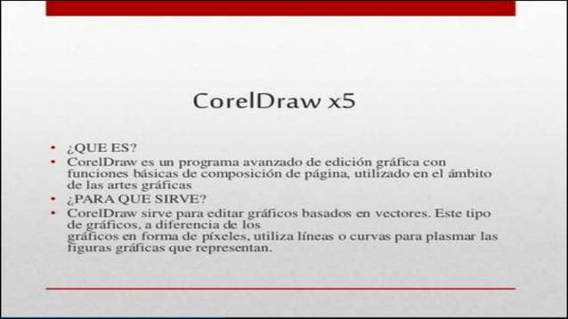 Corel draw | PPT