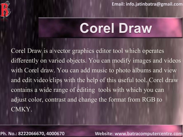 Corel Draw Training in Ambala ! Batra Computer Centre | PPT
