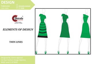 Simmi Agarwal, Diploma Fashion Design First Year, (Corel Draw Project ...