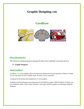 Corel draw - brochure | PDF