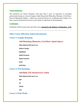 Corel draw - brochure | PDF