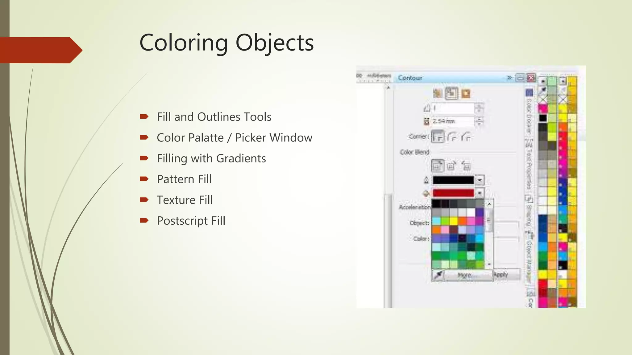 Introduction To Corel Draw Pptx Desktop Publishing Computer