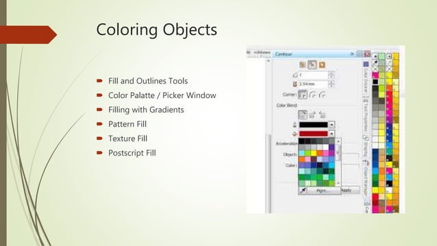 Introduction To Corel Draw Pptx Desktop Publishing Computer Software And Applications