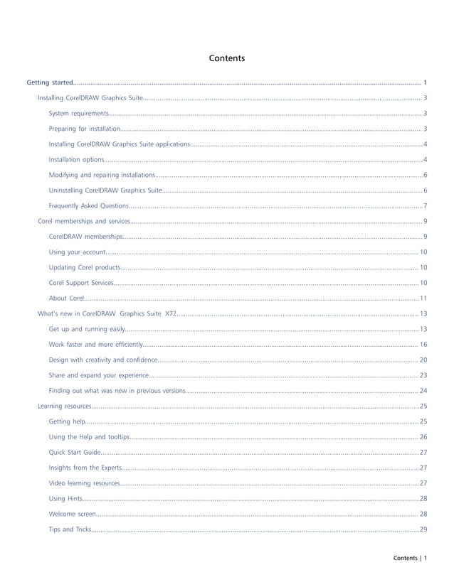 CorelDRAW-X7 tutorial class guide for beginners | PDF