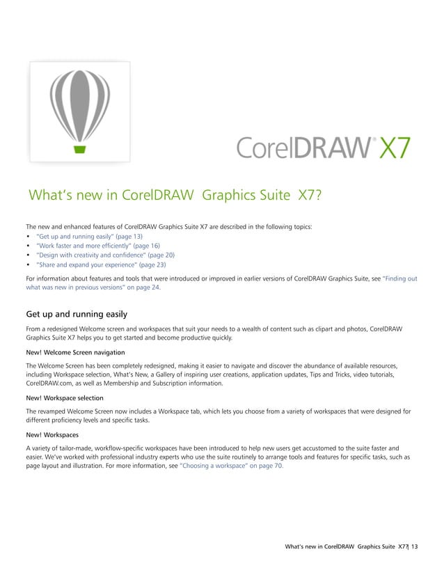 CorelDRAW-X7 tutorial class guide for beginners | PDF