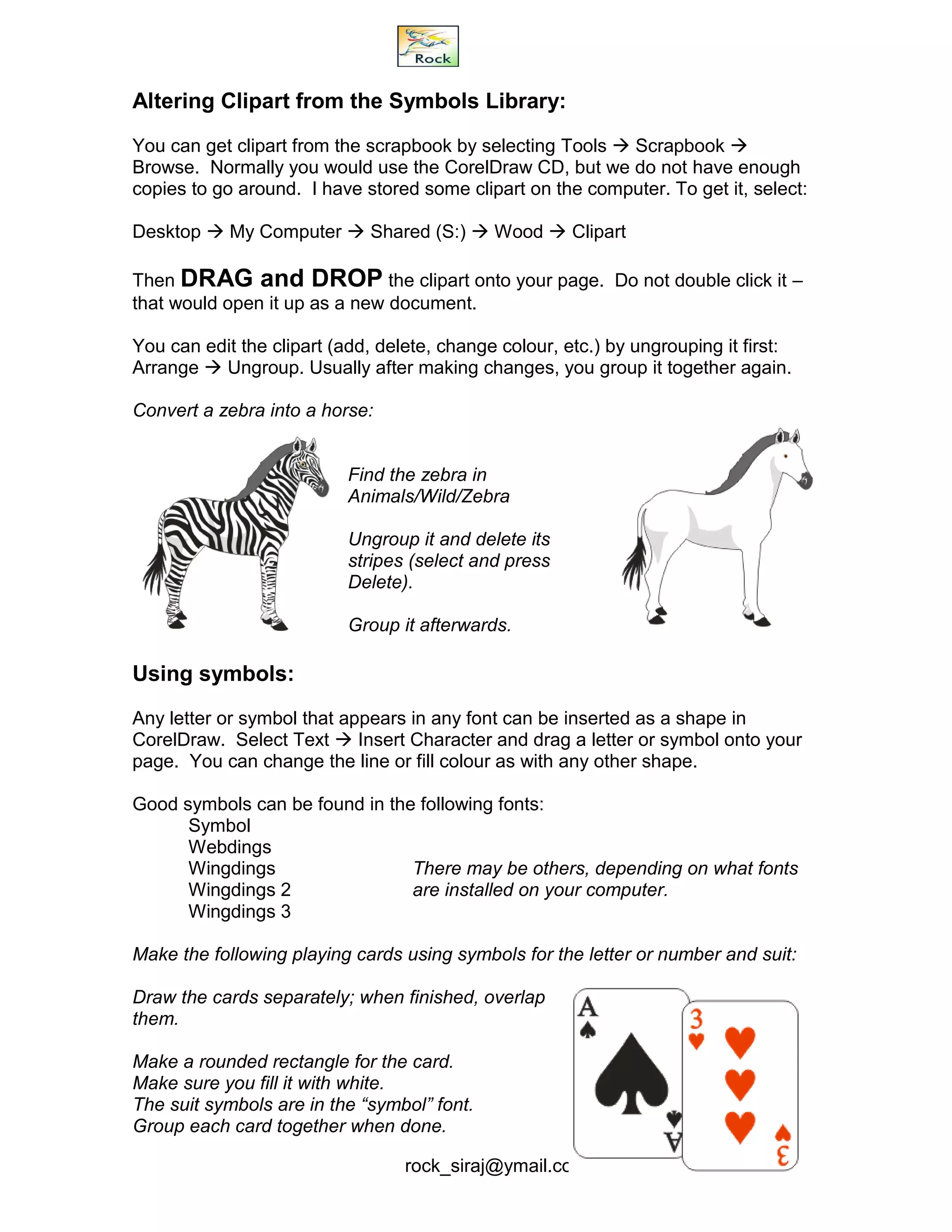 Corel draw 12 notes | PDF