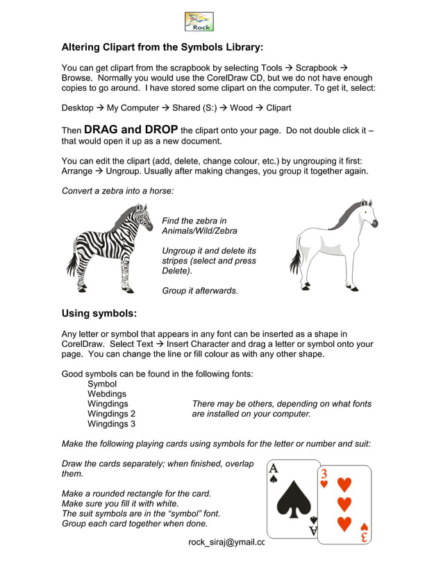 Corel draw 12 notes | PDF | Drawing and Sketching | Arts and Crafts