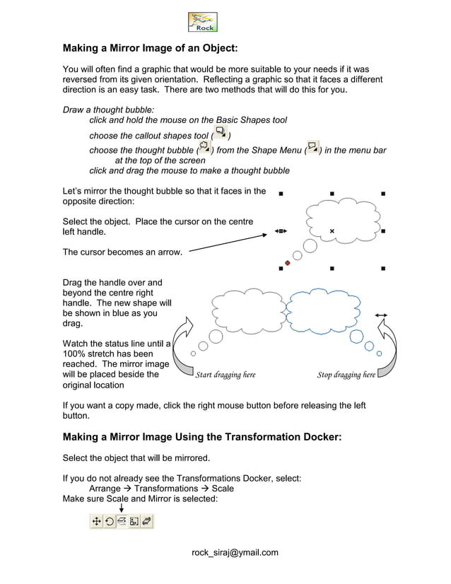 Corel draw 12 notes | PDF | Drawing and Sketching | Arts and Crafts