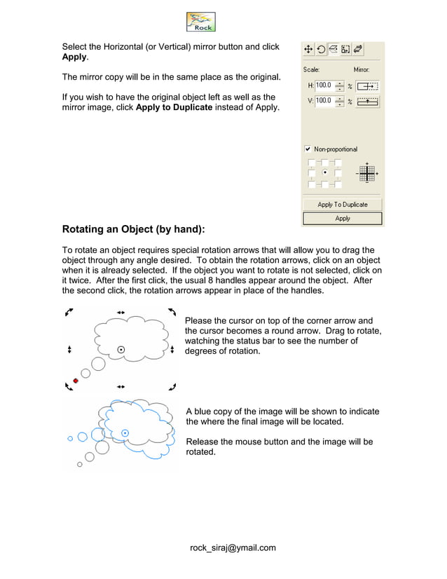 Corel draw 12 notes | PDF | Drawing and Sketching | Arts and Crafts