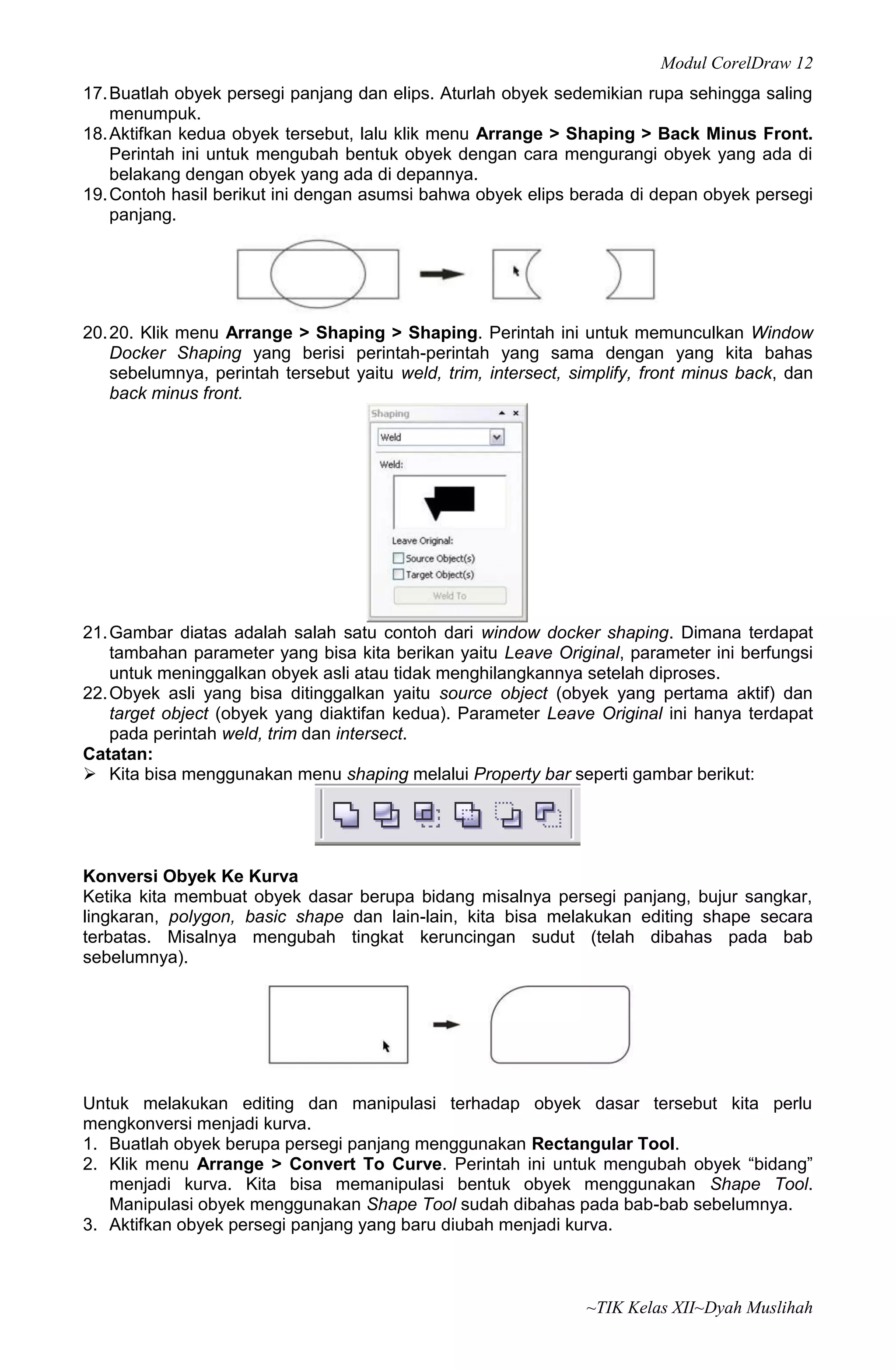 Corel Draw Handout | DOCX