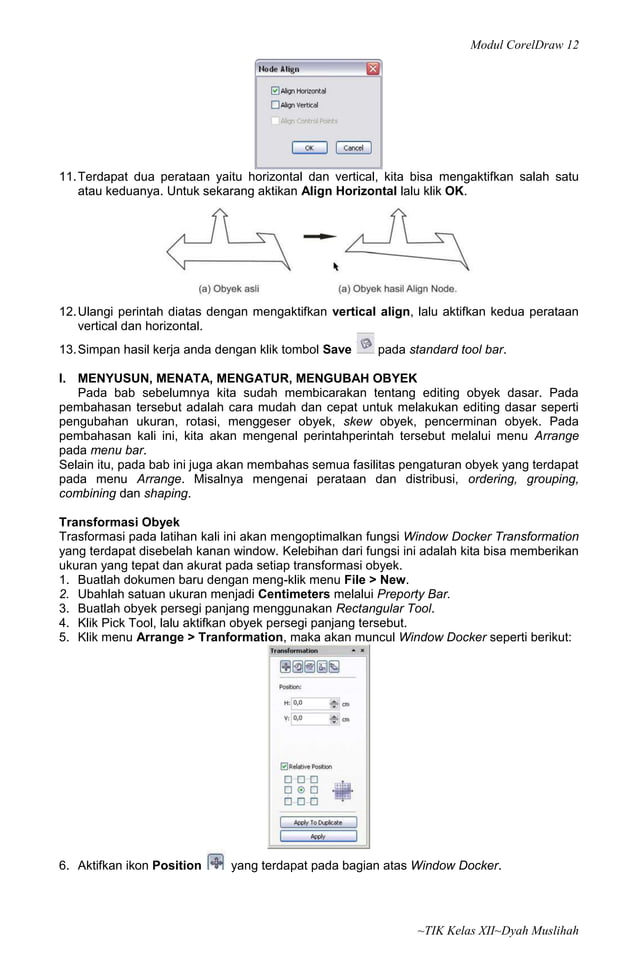 Corel Draw Handout | DOCX