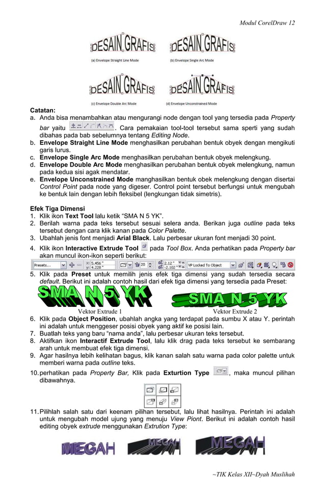 Corel Draw Handout | PDF