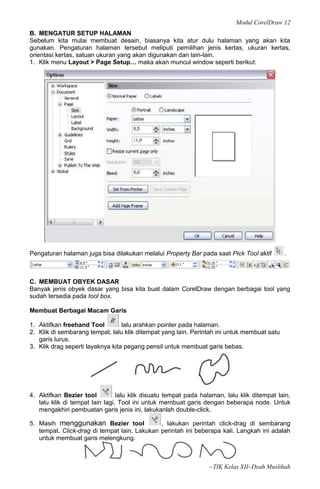 Corel Draw Handout | DOCX