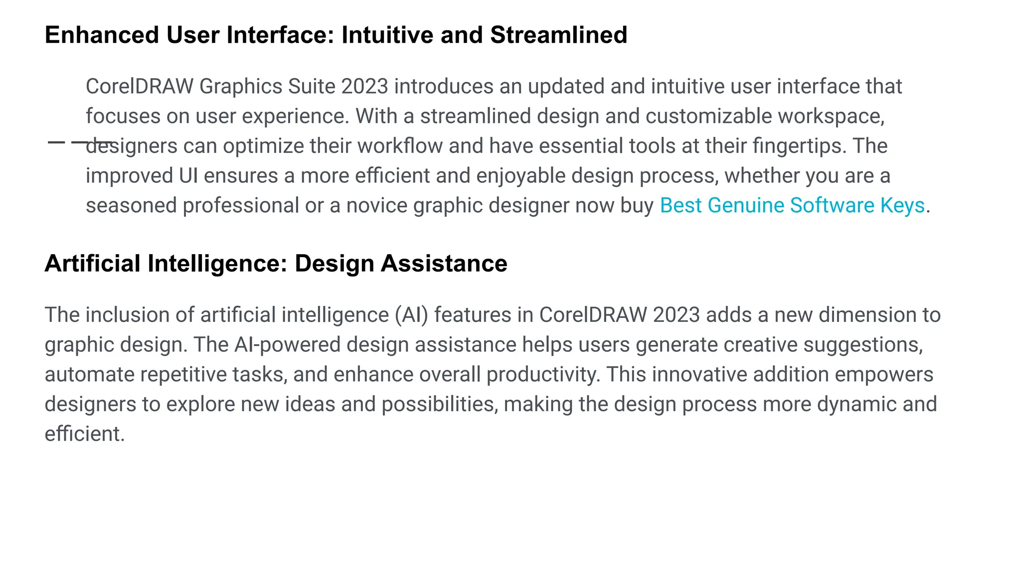 Corel Draw 2023 Features and Key points. | PDF