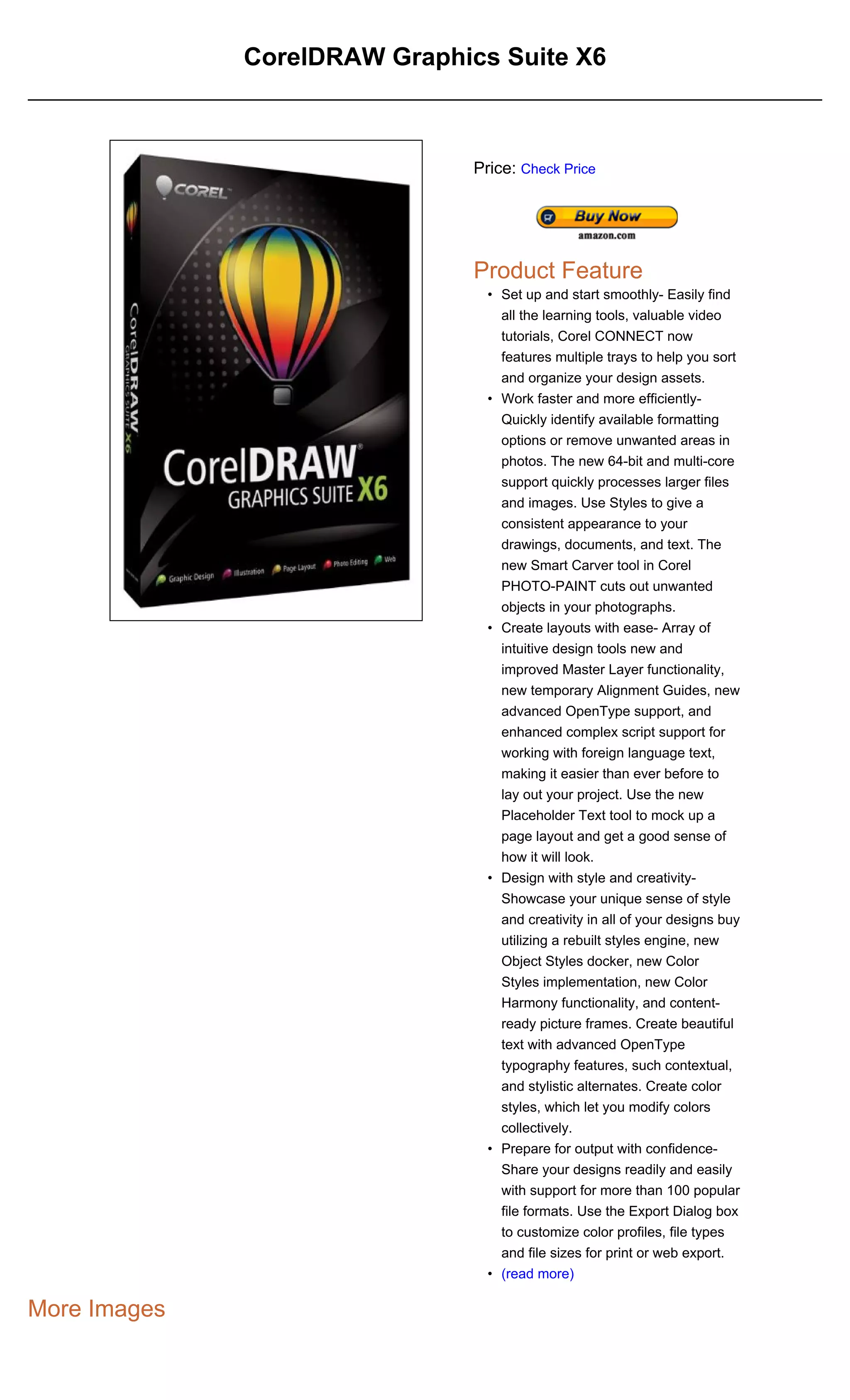 Corel draw graphics suite x6 | PDF