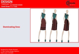 Dimple Mordani, Diploma Fashion Design First Year, (Corel Draw Project ...