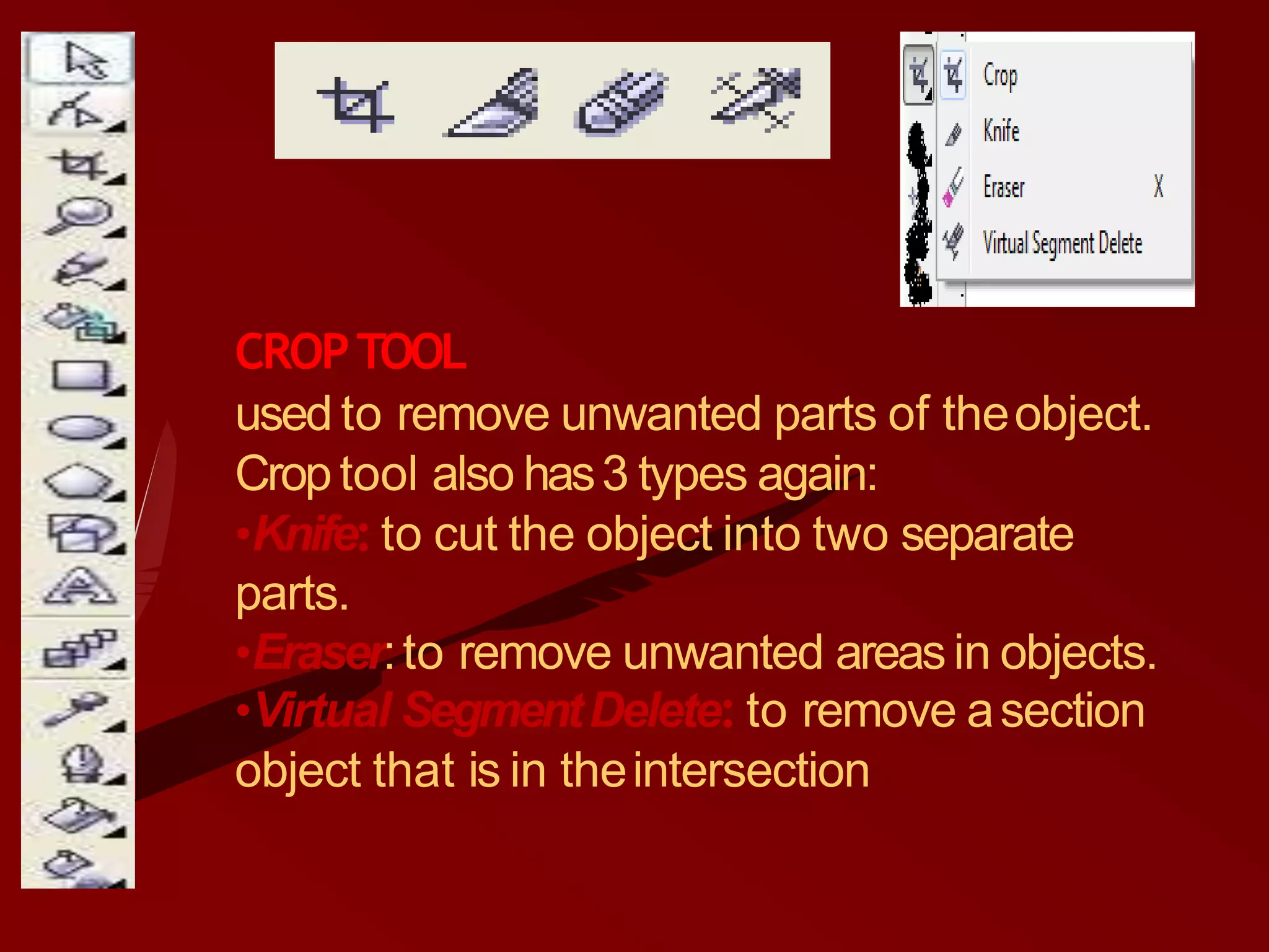 Corel draw tools | PPTX
