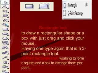 Corel draw tools | PPTX