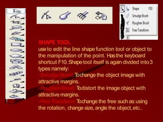Corel draw tools | PPTX