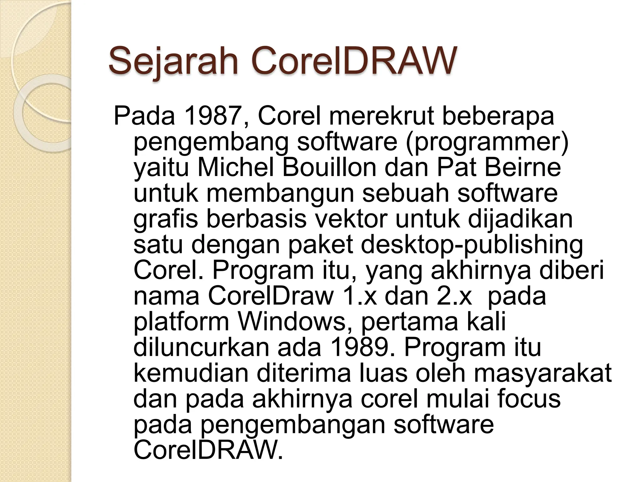 materi tentang CORELdraw_X7 untuk kelas X SMK | PPT | Free Download