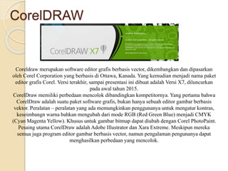 materi tentang CORELdraw_X7 untuk kelas X SMK | PPT