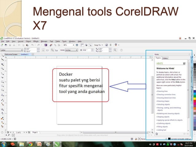 materi tentang CORELdraw_X7 untuk kelas X SMK | PPT