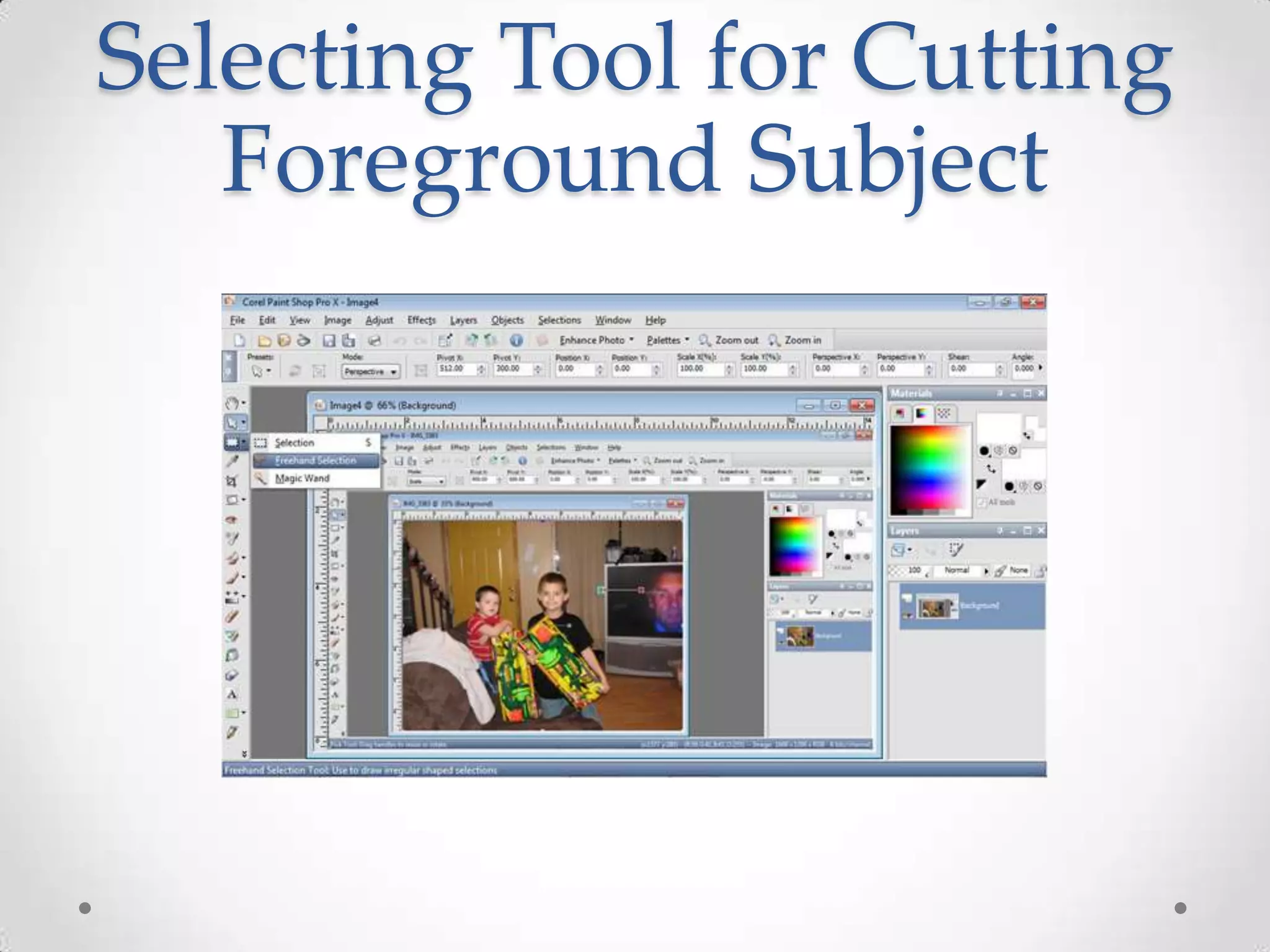 Corel paint shop pro x tutorial | PPTX