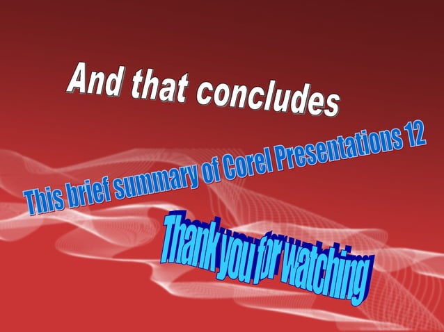 Corel Presentations | PPT