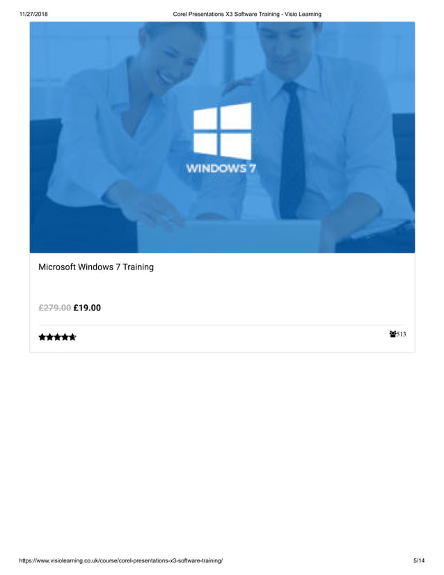 Corel Presentations X3 Software Training - Visio Learning | PDF