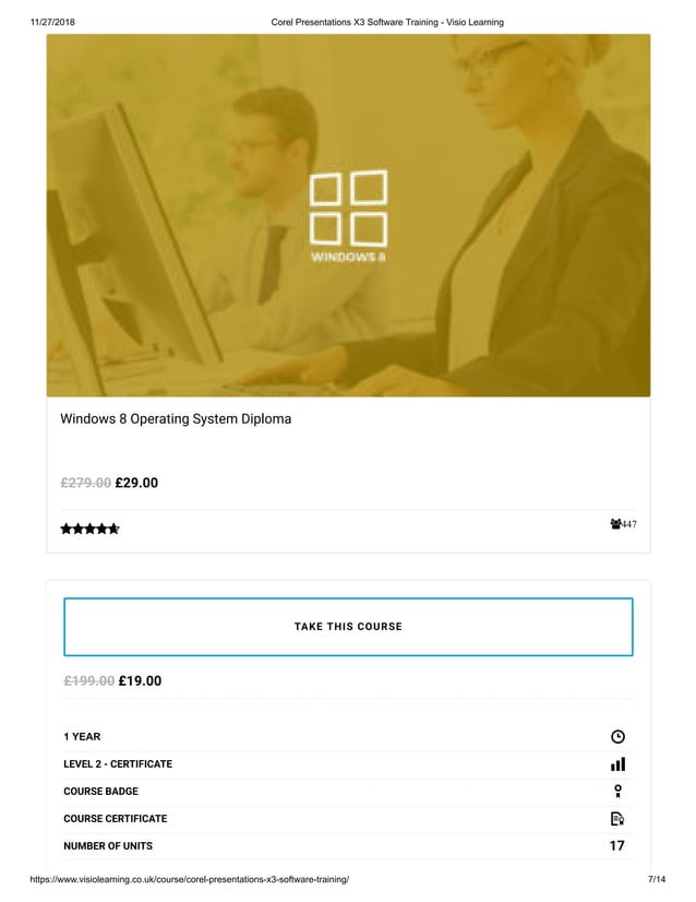 Corel Presentations X3 Software Training - Visio Learning | PDF