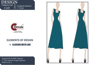 Rashika Agarwal, Diploma Fashion Design First Year, (Corel Draw Project ...