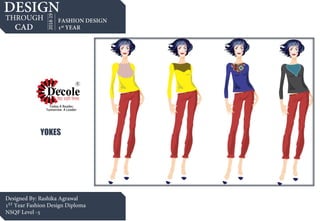 Rashika Agarwal, Diploma Fashion Design First Year, (Corel Draw Project ...