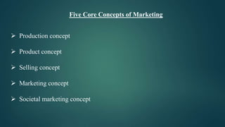 Core marketing concept ppt | PPTX